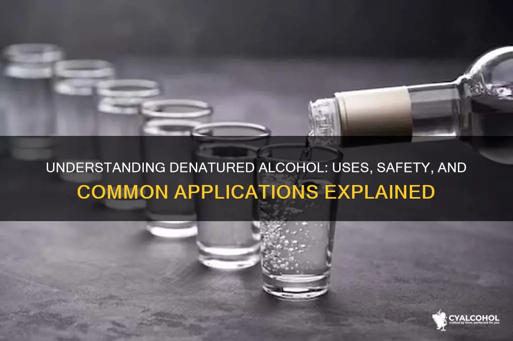 Understanding Denatured Alcohol: Uses, Safety, And Common Applications ...