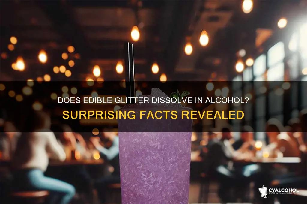 Does Edible Glitter Dissolve In Alcohol? Surprising Facts Revealed ...