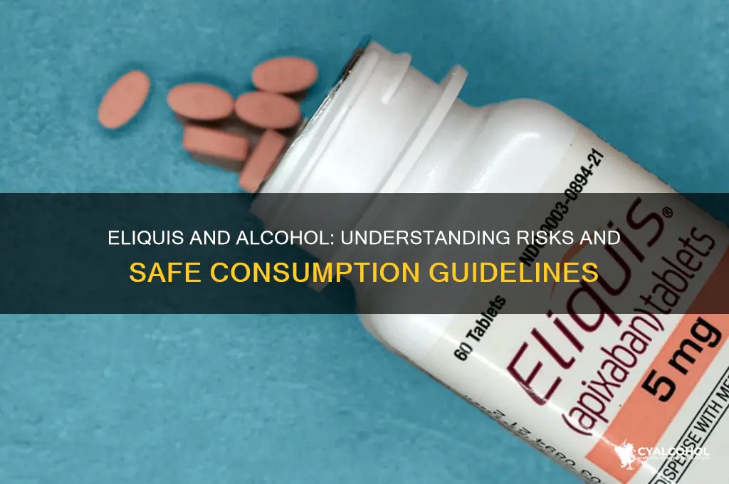 Eliquis And Alcohol: Understanding Risks And Safe Consumption ...