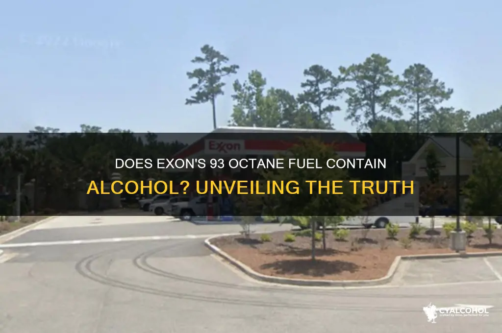 Does Exon's 93 Octane Fuel Contain Alcohol? Unveiling The Truth | CyAlcohol