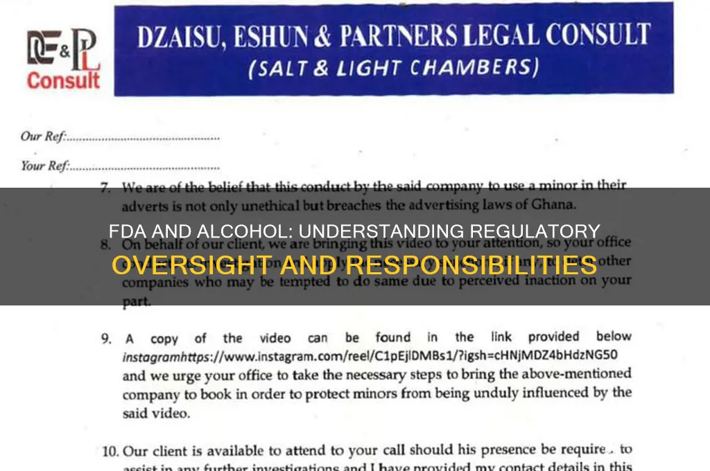 Fda And Alcohol: Understanding Regulatory Oversight And ...