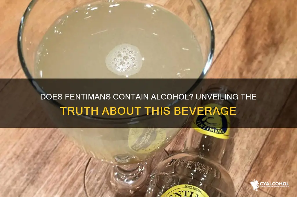 Does Fentimans Contain Alcohol? Unveiling The Truth About This Beverage ...