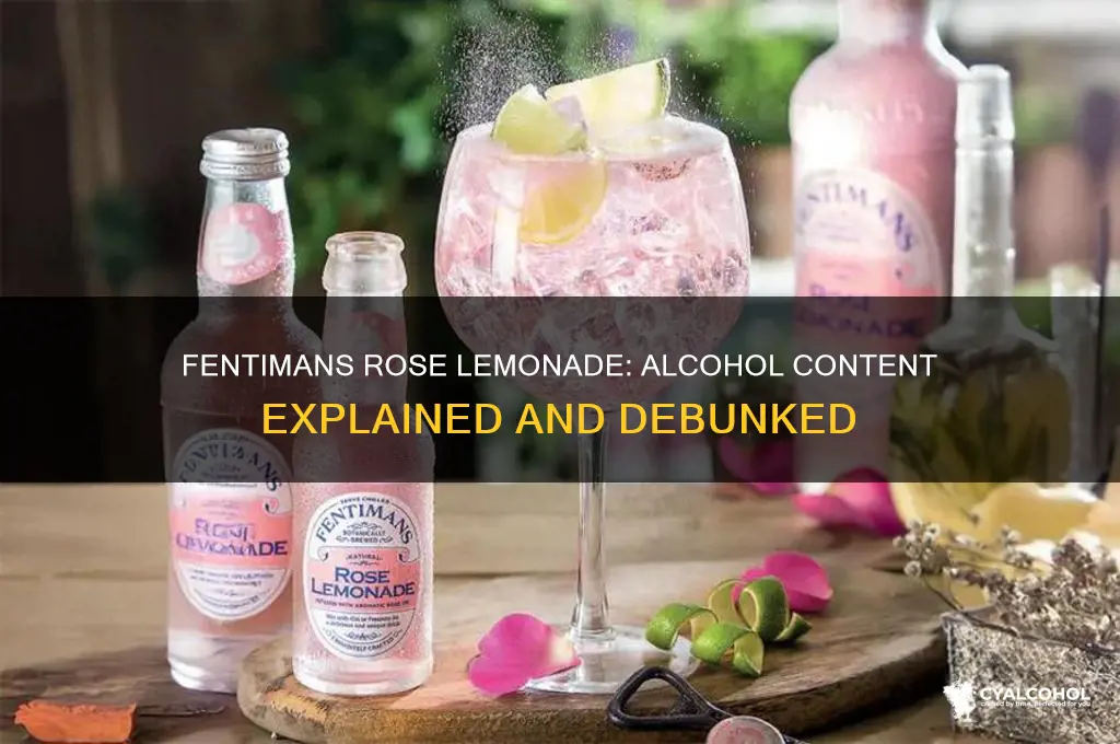 Fentimans Rose Lemonade: Alcohol Content Explained And Debunked | CyAlcohol