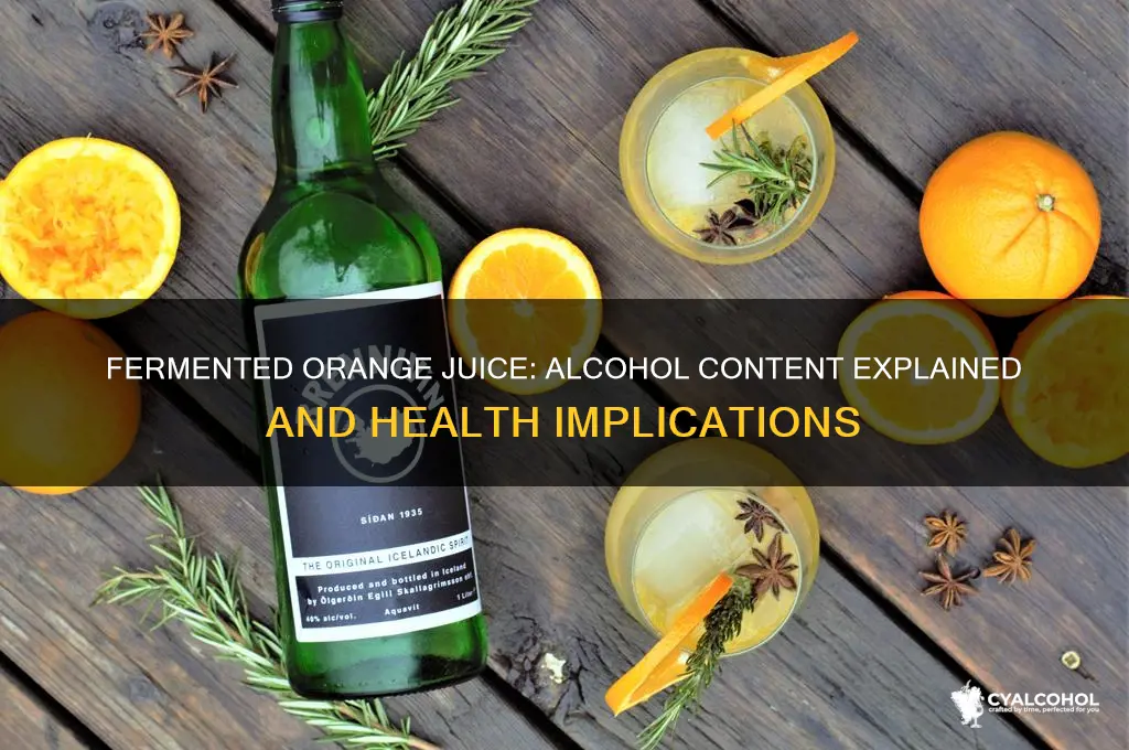 Fermented Orange Juice: Alcohol Content Explained And Health ...