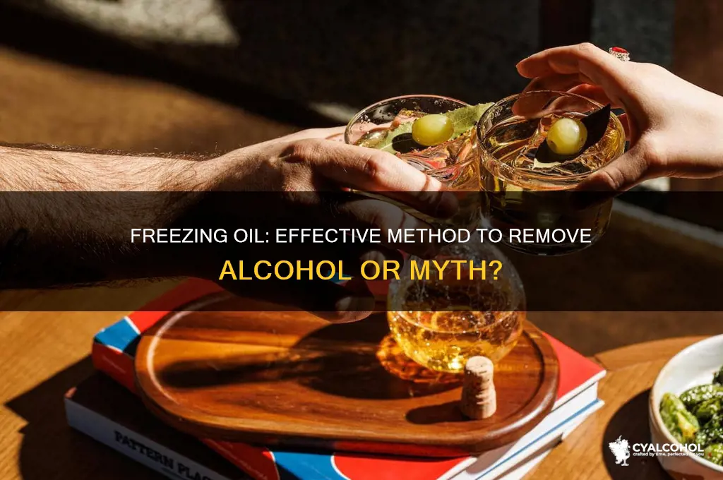 Freezing Oil: Effective Method To Remove Alcohol Or Myth? | CyAlcohol
