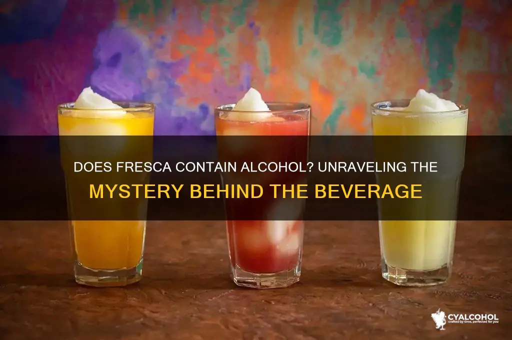 Does Fresca Contain Alcohol? Unraveling The Mystery Behind The Beverage ...
