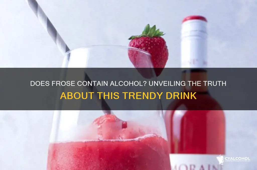 Does Frose Contain Alcohol? Unveiling The Truth About This Trendy Drink ...