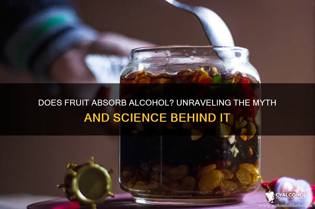 Does Fruit Absorb Alcohol? Unraveling The Myth And Science Behind It ...