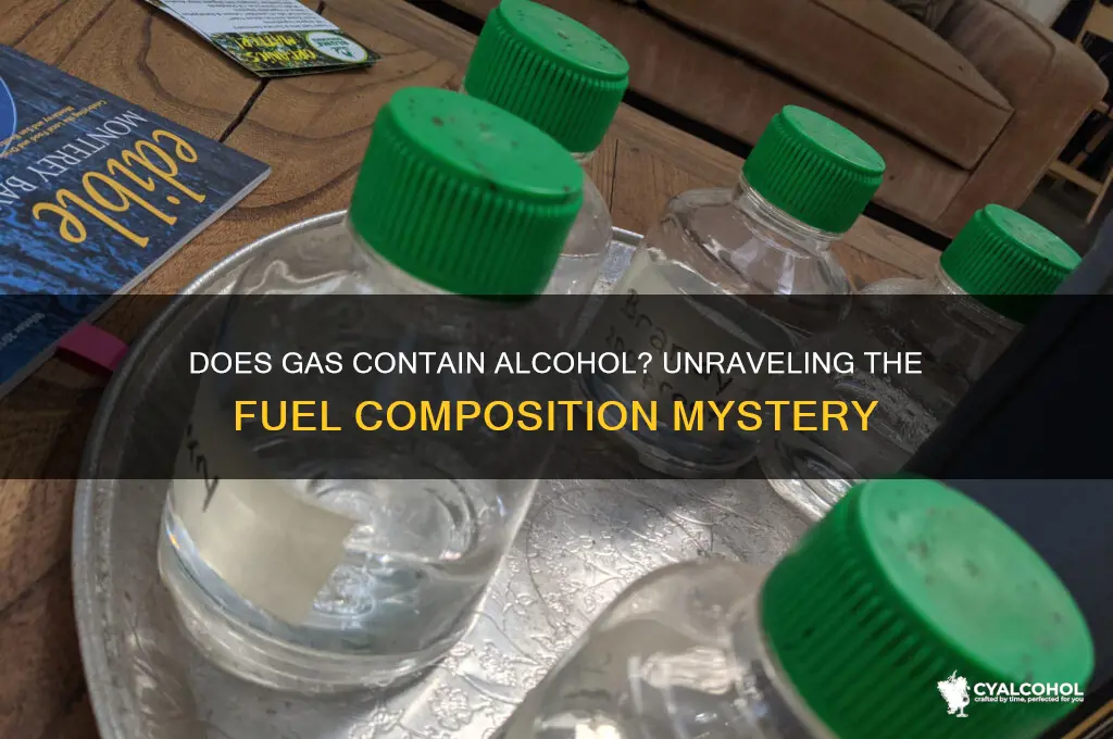 Does Gas Contain Alcohol? Unraveling The Fuel Composition Mystery ...