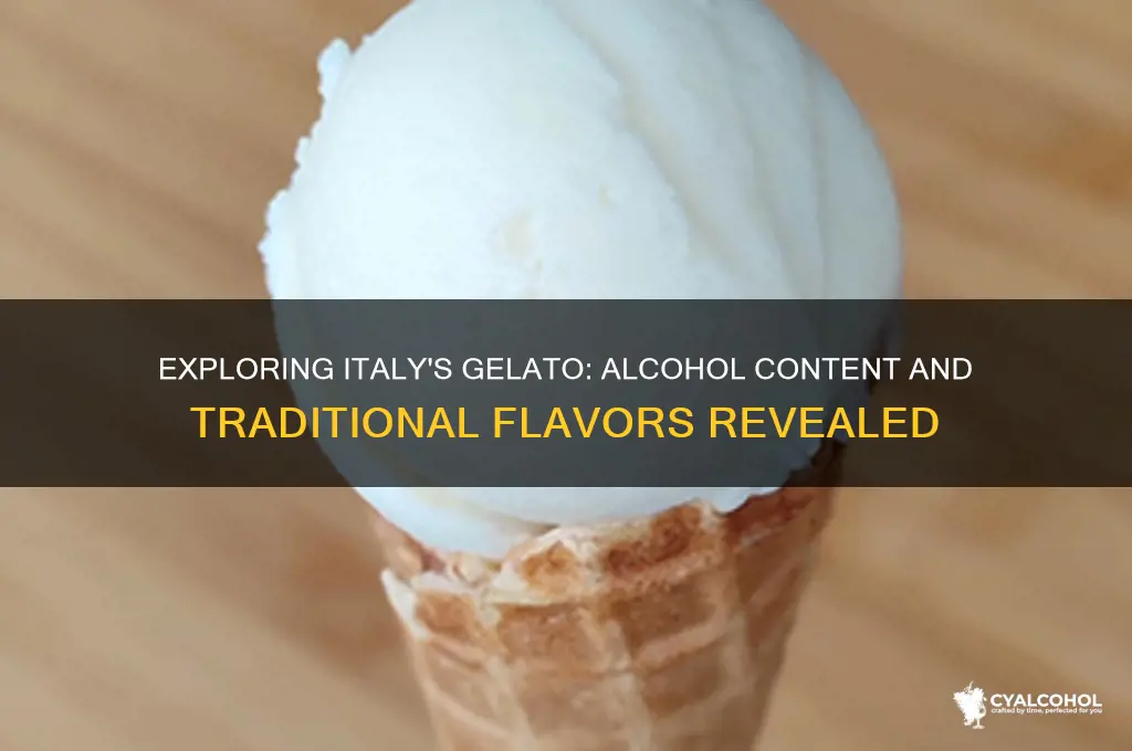 Exploring Italy's Gelato: Alcohol Content And Traditional Flavors ...