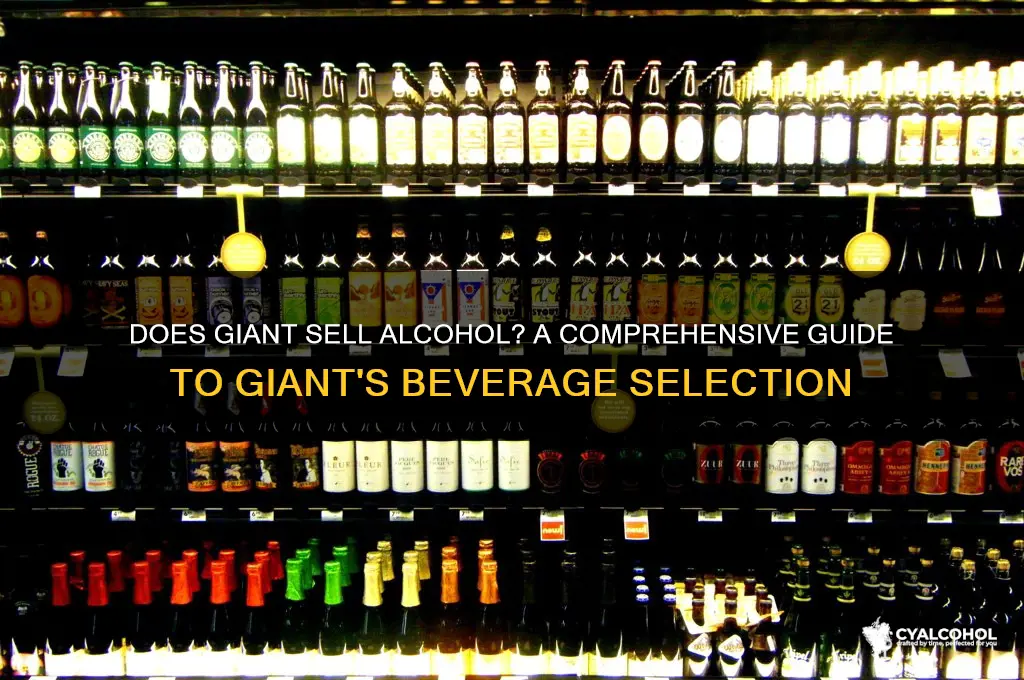 Does Giant Sell Alcohol? A Comprehensive Guide To Giant's Beverage ...