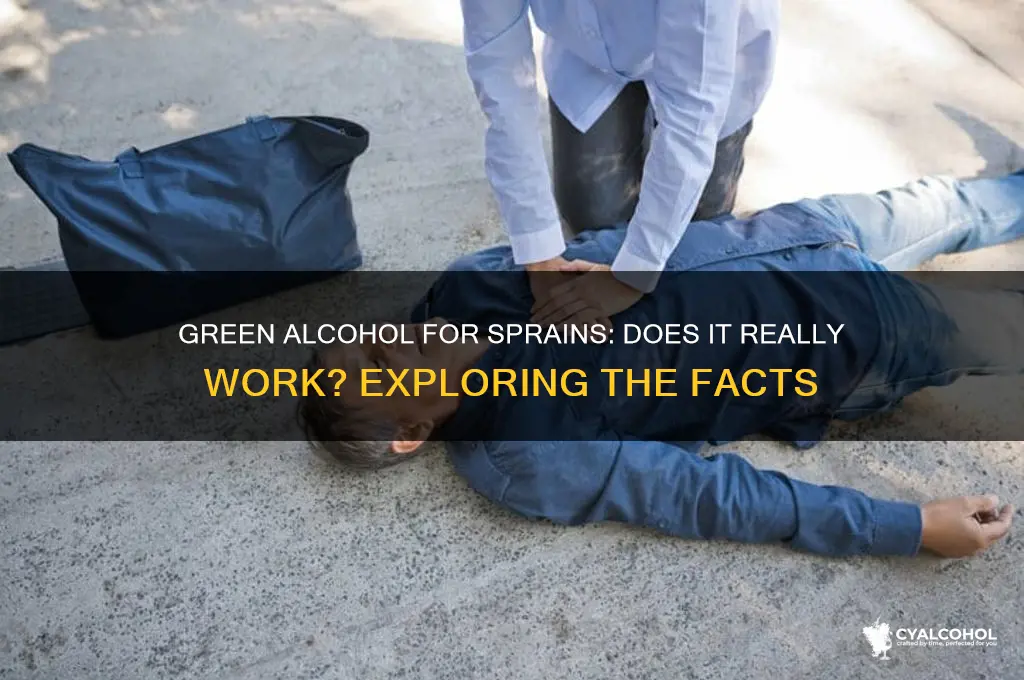 Green Alcohol For Sprains: Does It Really Work? Exploring The Facts ...