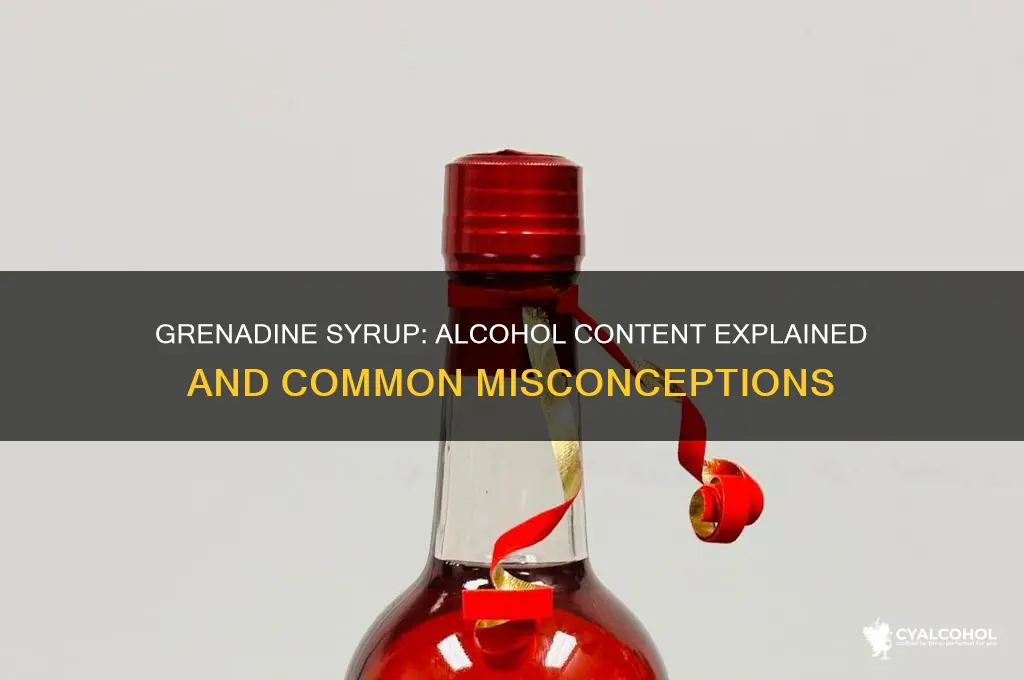 Grenadine Syrup: Alcohol Content Explained And Common Misconceptions ...