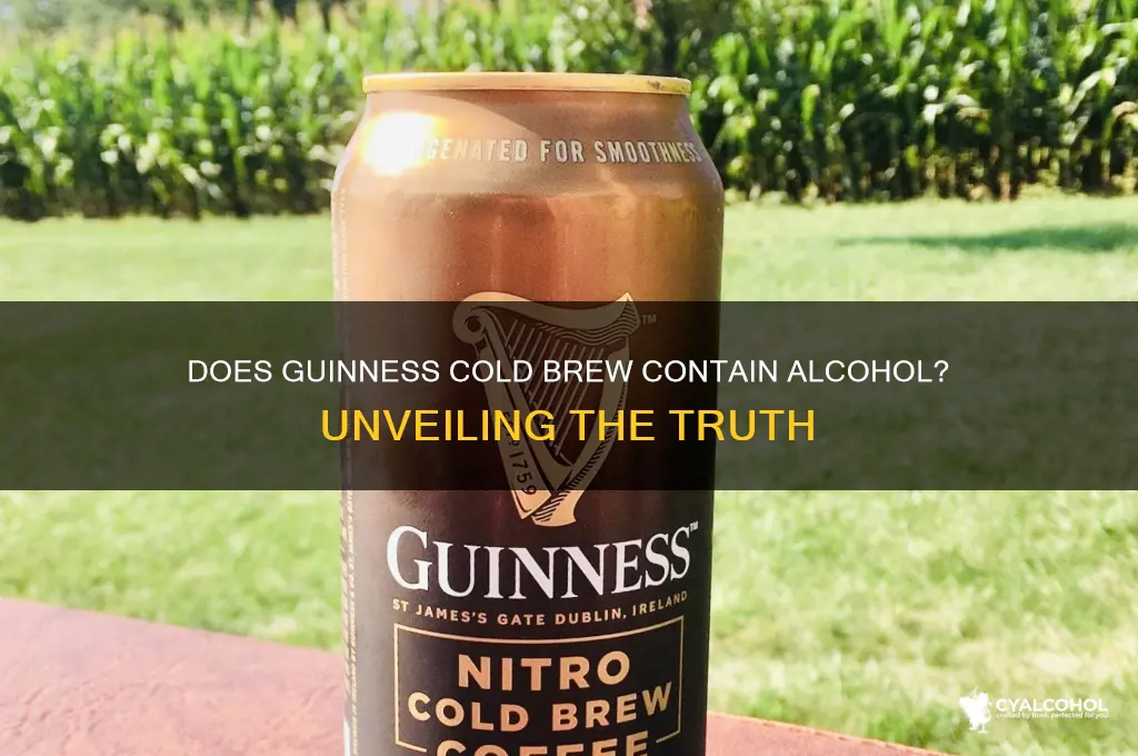 Does Guinness Cold Brew Contain Alcohol? Unveiling The Truth | CyAlcohol