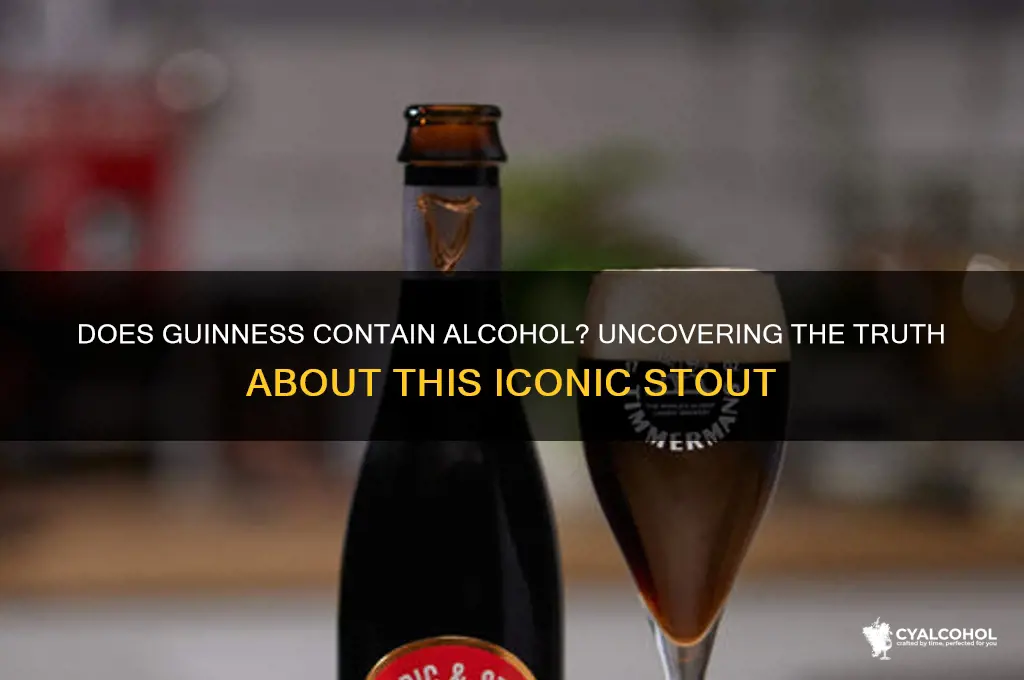 Does Guinness Contain Alcohol? Uncovering The Truth About This Iconic ...