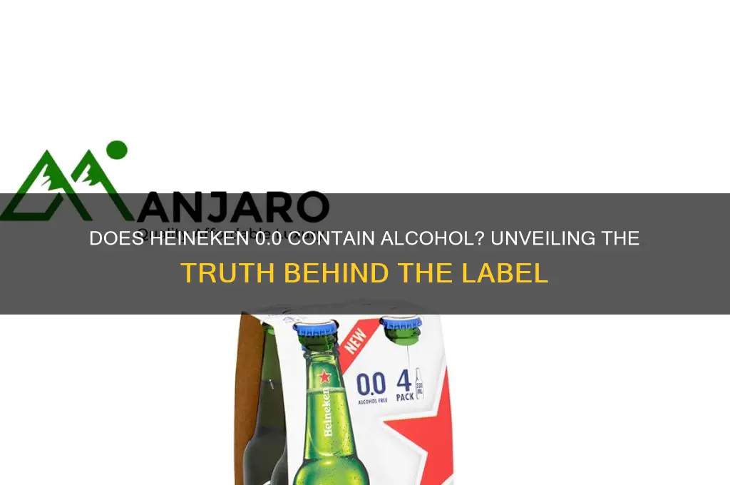 Does Heineken 0.0 Contain Alcohol? Unveiling The Truth Behind The Label ...