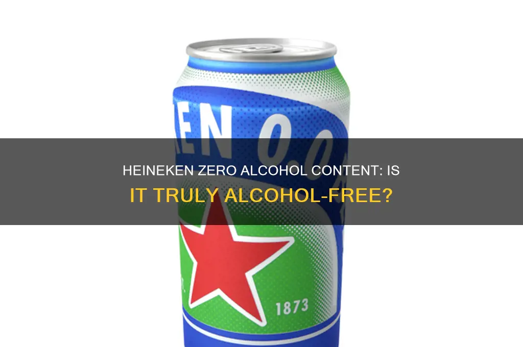 Heineken Zero Alcohol Content: Is It Truly Alcohol-Free? | CyAlcohol