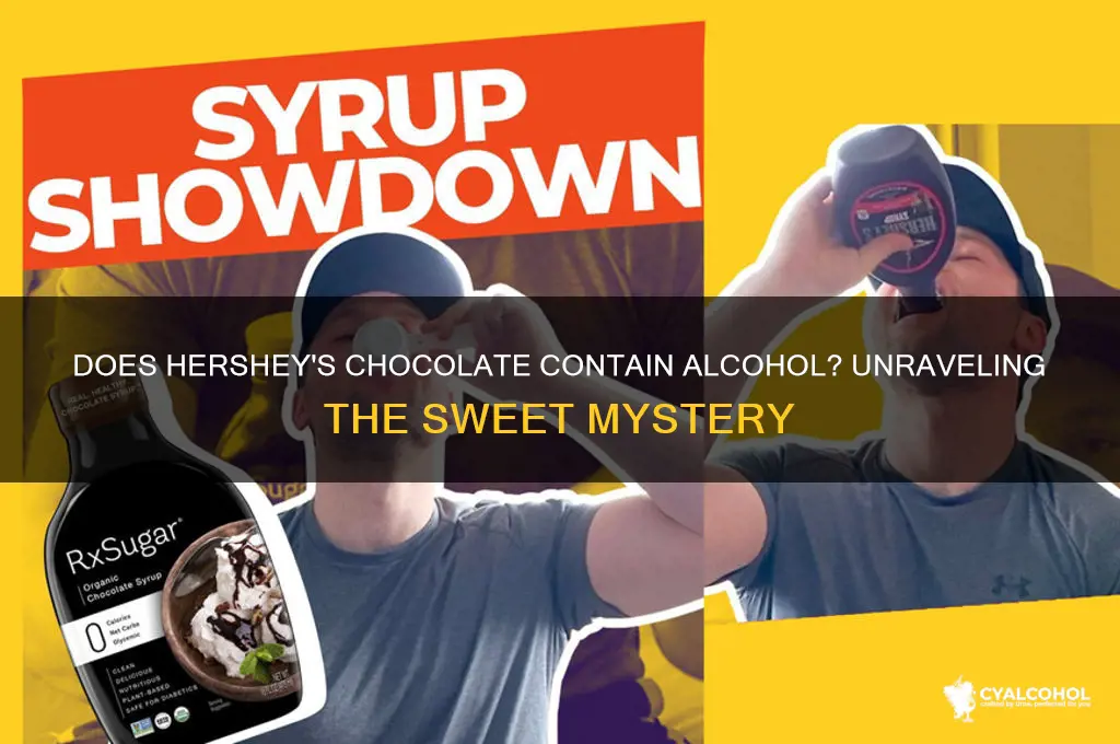 Does Hershey's Chocolate Contain Alcohol? Unraveling The Sweet Mystery ...