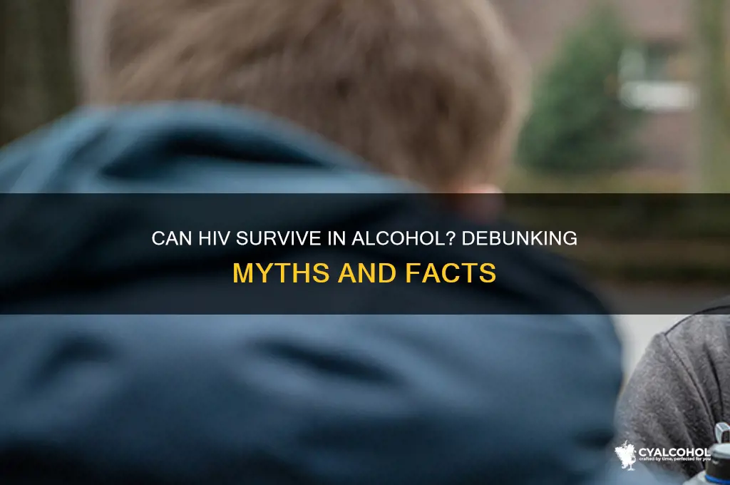 Can Hiv Survive In Alcohol? Debunking Myths And Facts | CyAlcohol