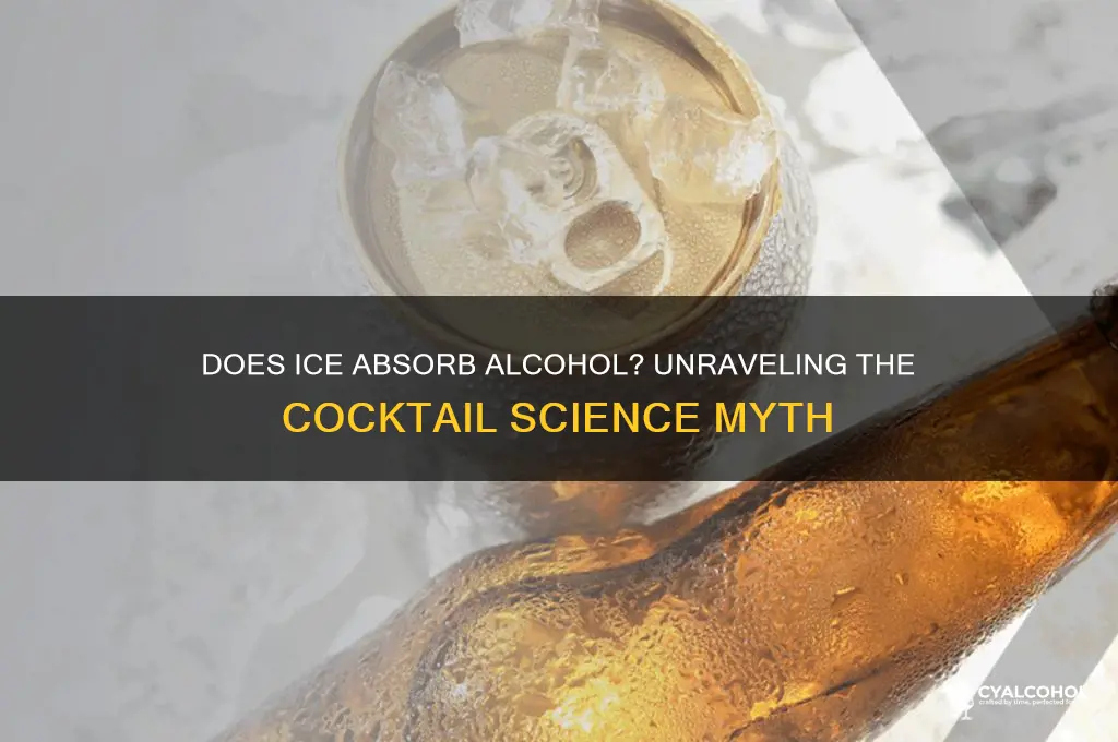 Does Ice Absorb Alcohol? Unraveling The Cocktail Science Myth | CyAlcohol