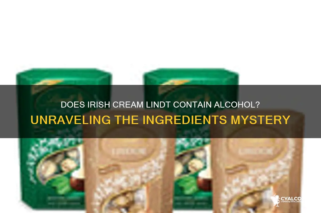 Does Irish Cream Lindt Contain Alcohol? Unraveling The Ingredients ...