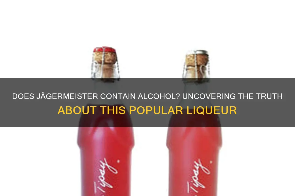 Does Jägermeister Contain Alcohol? Uncovering The Truth About This ...