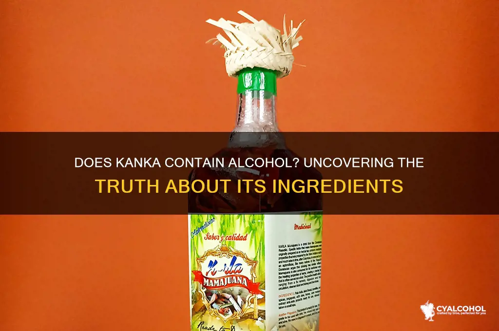 Does Kanka Contain Alcohol? Uncovering The Truth About Its Ingredients ...