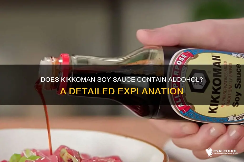 Does Kikkoman Soy Sauce Contain Alcohol? A Detailed Explanation | CyAlcohol