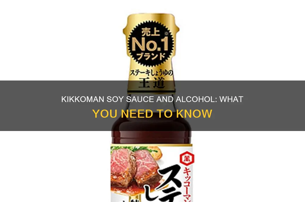 Kikkoman Soy Sauce And Alcohol: What You Need To Know | CyAlcohol
