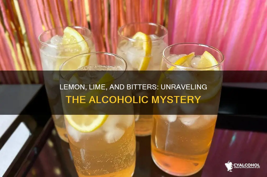 Lemon, Lime, And Bitters: Unraveling The Alcoholic Mystery | CyAlcohol
