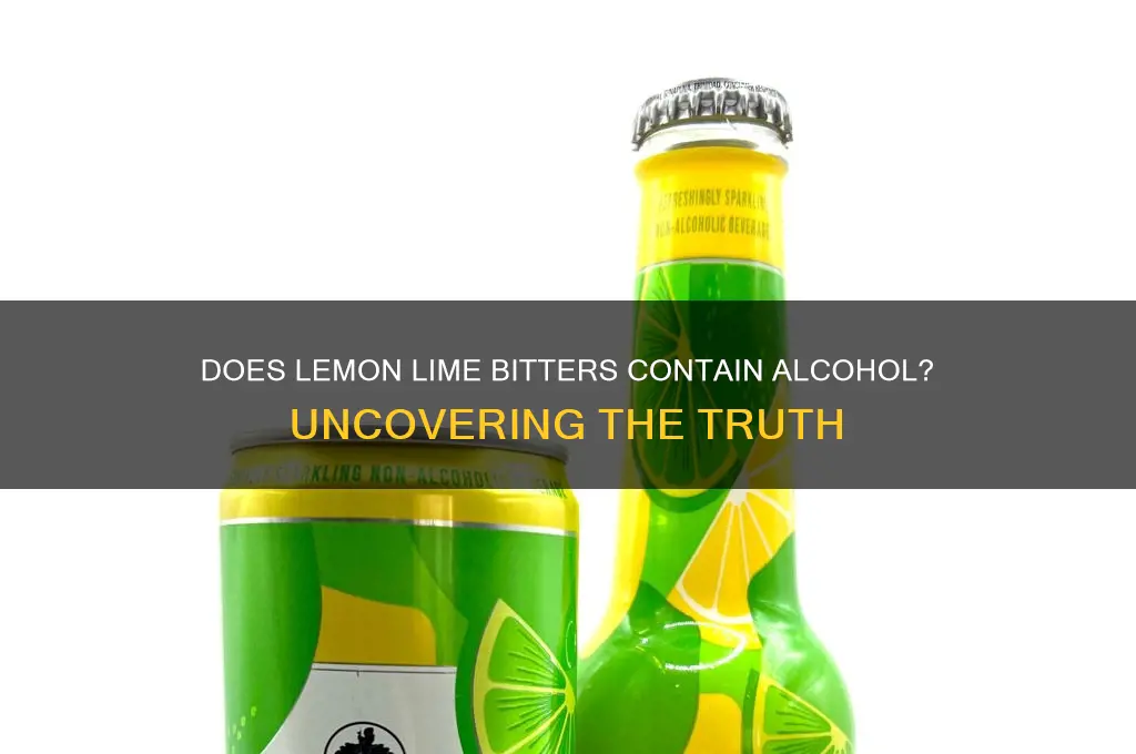Does Lemon Lime Bitters Contain Alcohol? Uncovering The Truth | CyAlcohol