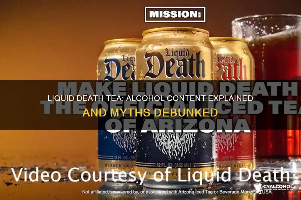 Liquid Death Tea: Alcohol Content Explained And Myths Debunked | CyAlcohol