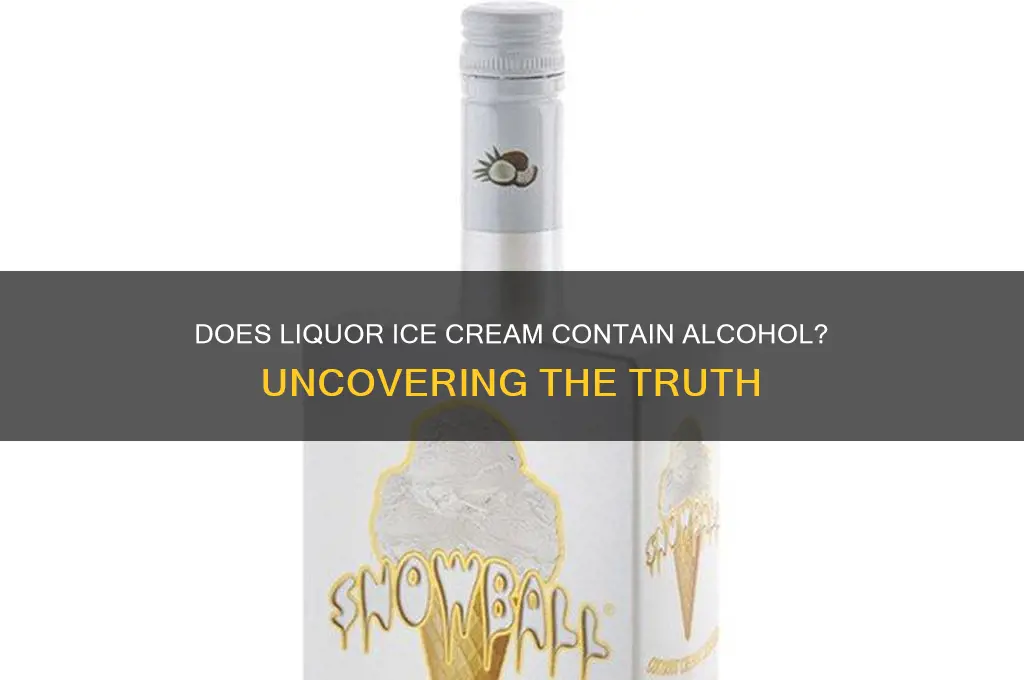 Does Liquor Ice Cream Contain Alcohol? Uncovering The Truth | CyAlcohol