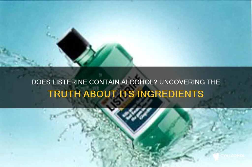 Does Listerine Contain Alcohol? Uncovering The Truth About Its ...