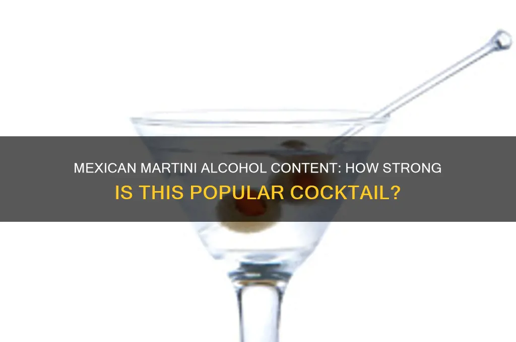 Mexican Martini Alcohol Content: How Strong Is This Popular Cocktail ...
