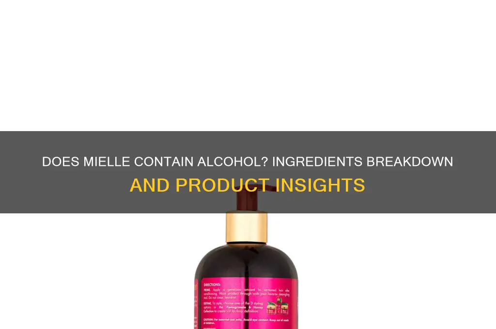 Does Mielle Contain Alcohol? Ingredients Breakdown And Product Insights ...