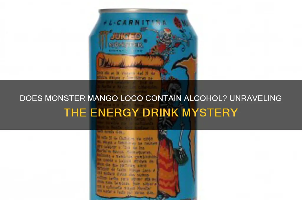 Does Monster Mango Loco Contain Alcohol? Unraveling The Energy Drink ...
