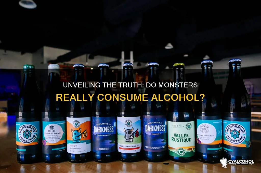 Unveiling The Truth: Do Monsters Really Consume Alcohol? | CyAlcohol