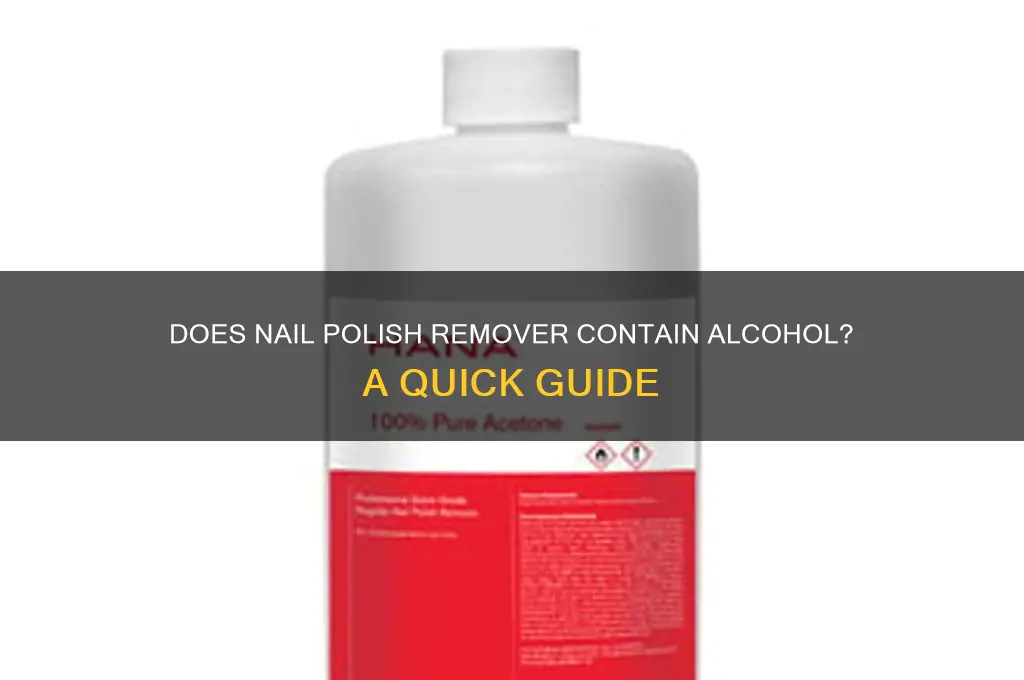 Does Nail Polish Remover Contain Alcohol? A Quick Guide | CyAlcohol