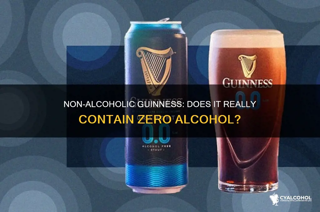 Non-Alcoholic Guinness: Does It Really Contain Zero Alcohol? | CyAlcohol