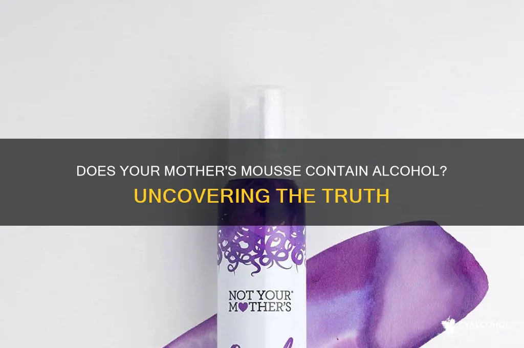 Does Your Mother's Mousse Contain Alcohol? Uncovering The Truth | CyAlcohol