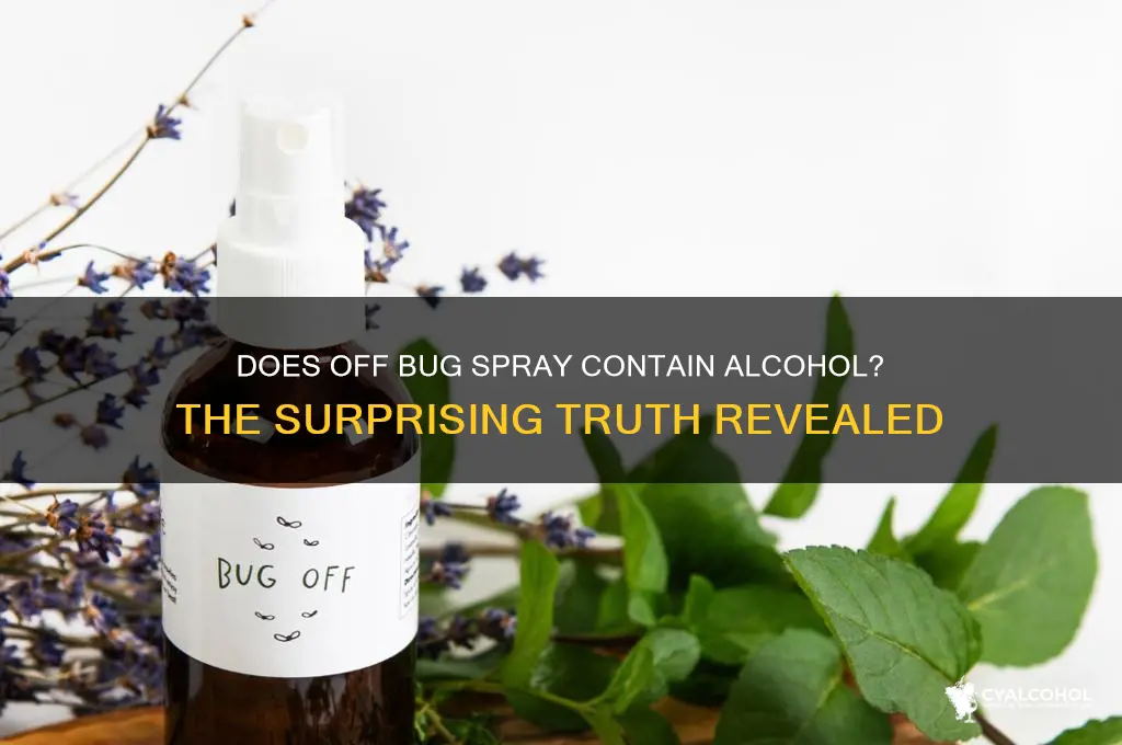 Does Off Bug Spray Contain Alcohol? The Surprising Truth Revealed ...