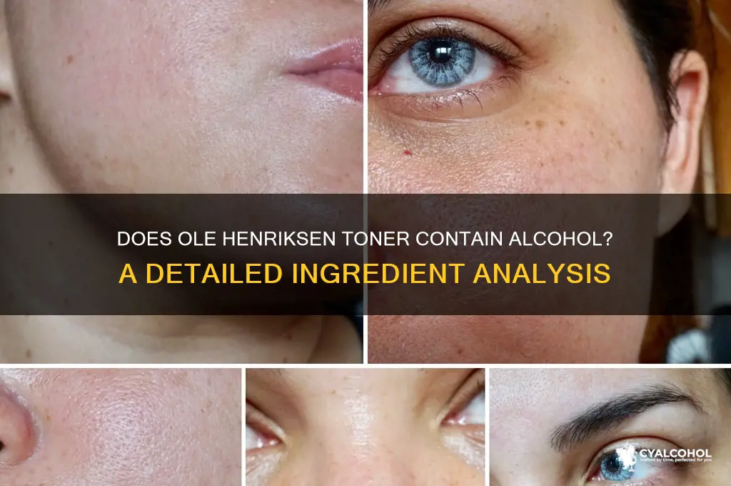Does Ole Henriksen Toner Contain Alcohol? A Detailed Ingredient ...
