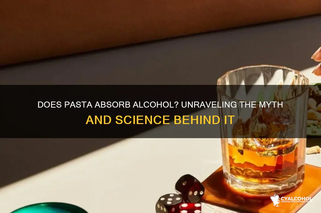 Does Pasta Absorb Alcohol? Unraveling The Myth And Science Behind It ...