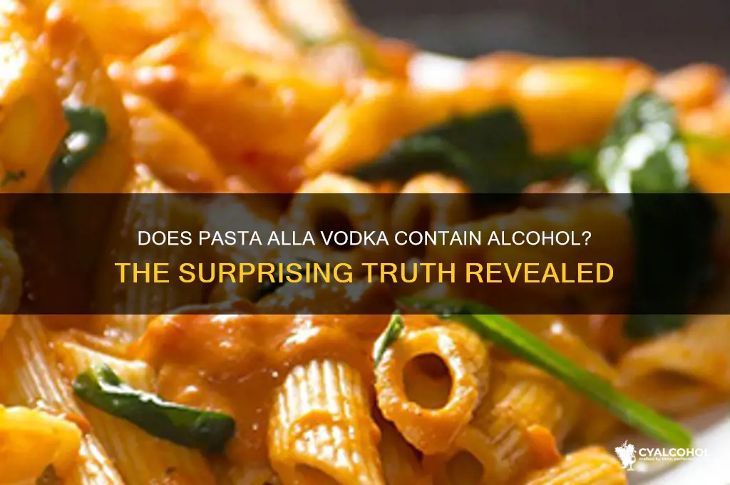 Does Pasta Alla Vodka Contain Alcohol? The Surprising Truth Revealed ...