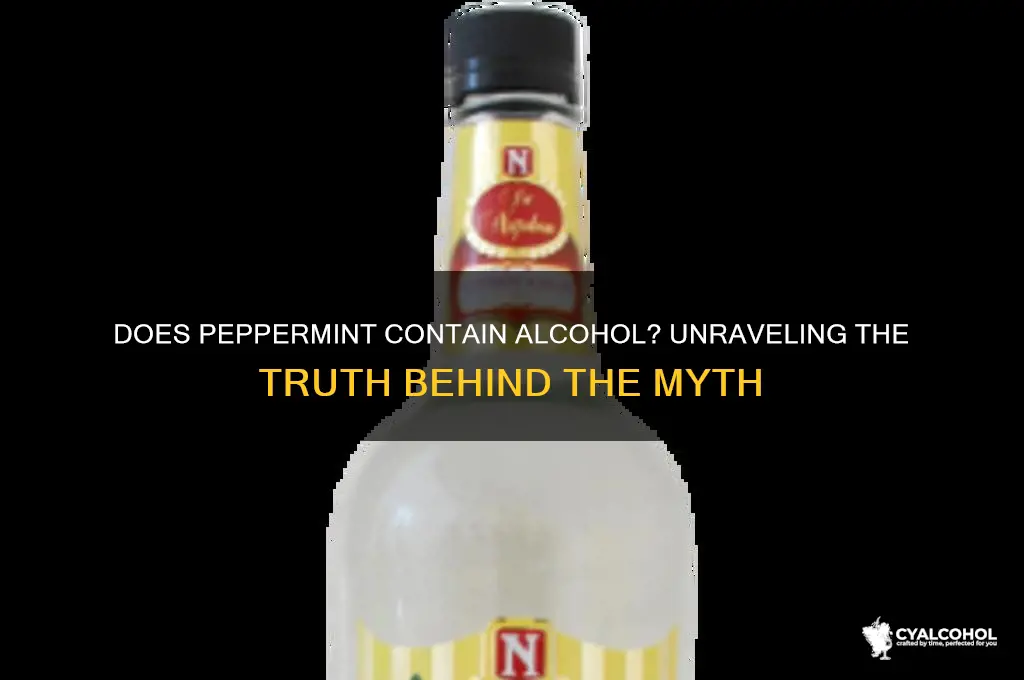 Does Peppermint Contain Alcohol? Unraveling The Truth Behind The Myth ...