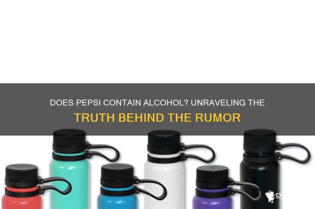 Does Pepsi Contain Alcohol? Unraveling The Truth Behind The Rumor ...