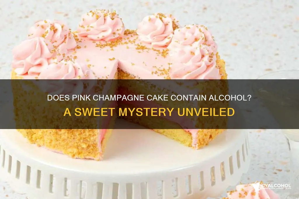 Does Pink Champagne Cake Contain Alcohol? A Sweet Mystery Unveiled ...