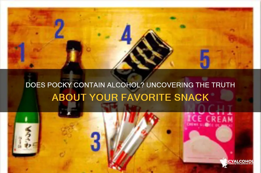 Does Pocky Contain Alcohol? Uncovering The Truth About Your Favorite ...