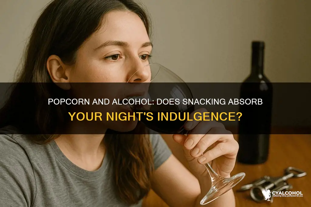 Popcorn And Alcohol: Does Snacking Absorb Your Night's Indulgence ...